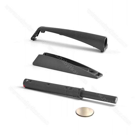 K-PUSH TECH systém na dvierka naložený silný 37mm s magnetom, antracit